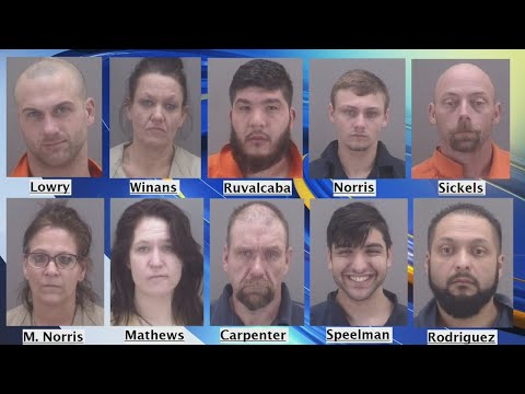 10 arrested in LaGrange County drug bust