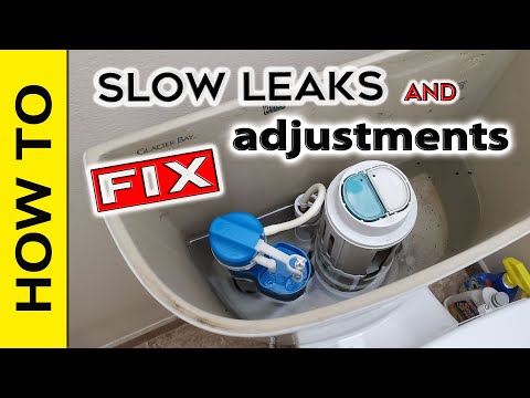 Glacier Bay Dual Flush Toilet Leak Fix and Adjustments
