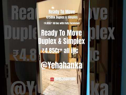 Ready To Move Villament Duplex & Simplex Township 3600 to 5000 Sqft ₹4.85Cr* all Inc #yelahanka