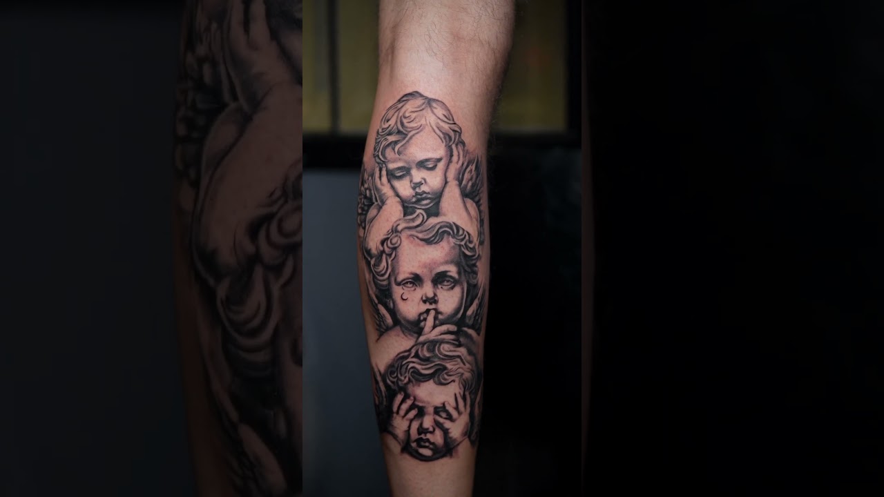 See no evil, hear no evil, speak no evil.     #tattoo #seenoevil #copenhagen #realistictattoo