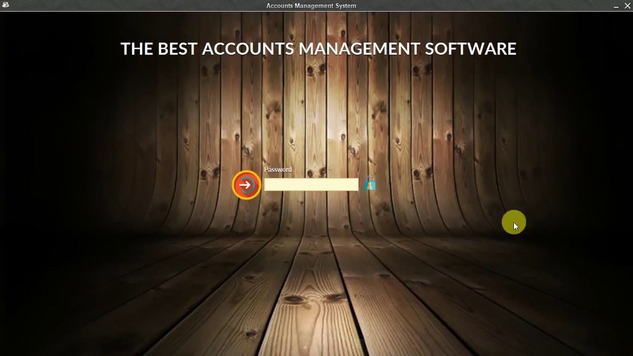 Accounts Management System With Complete Source Code in JAVA