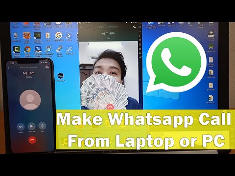 Make Whatsapp Call from Laptop or PC