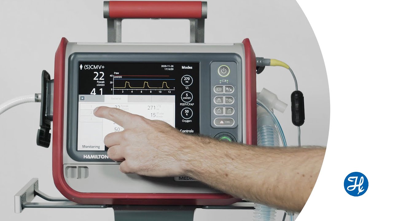 HAMILTON-T1 | How to monitor a ventilated patient SW 3.0.x