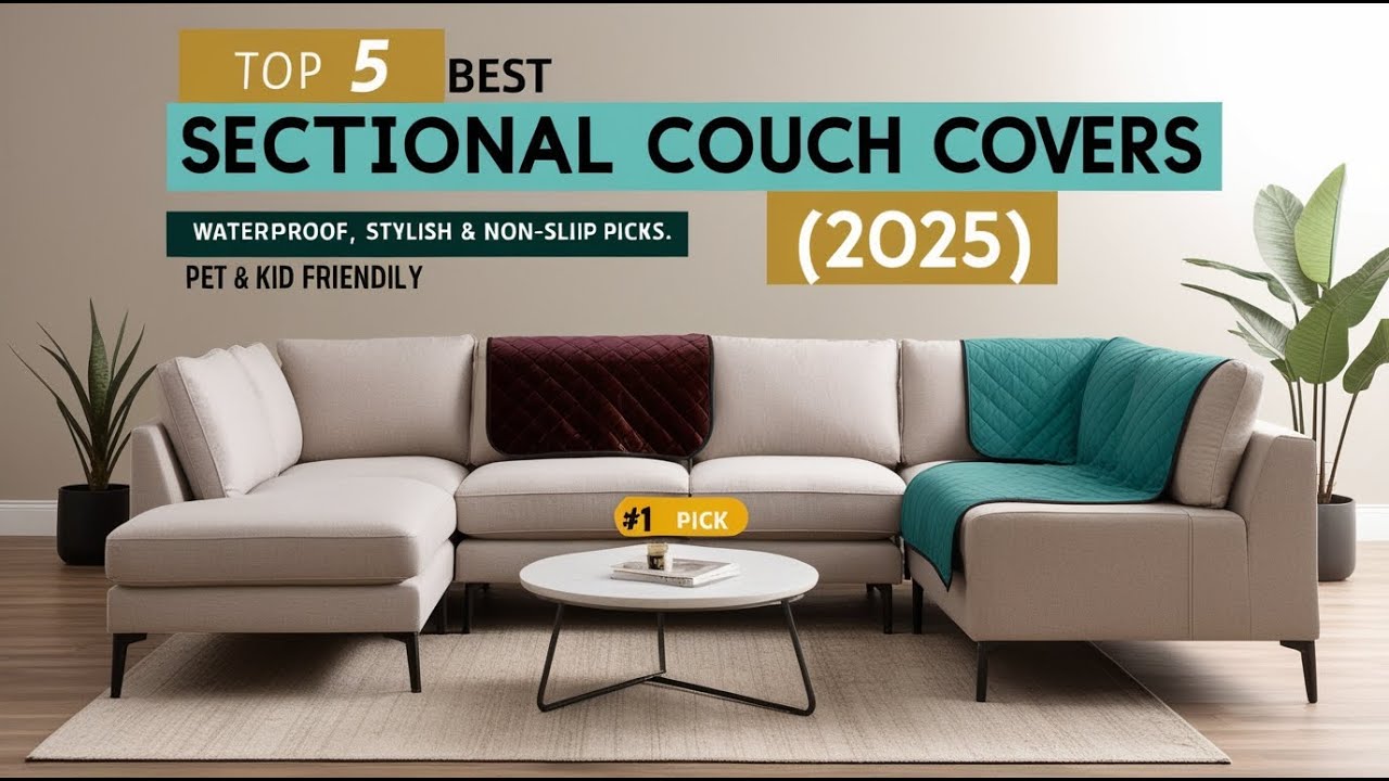 🛋️Top 5 Best Sectional Couch Covers of 2025!