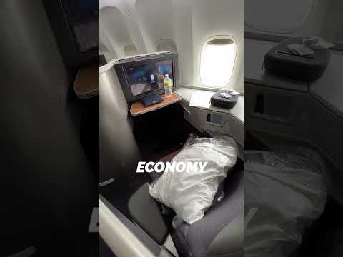 How to Fly Business Class for less than economy || #shorts #businessclass #qsuites