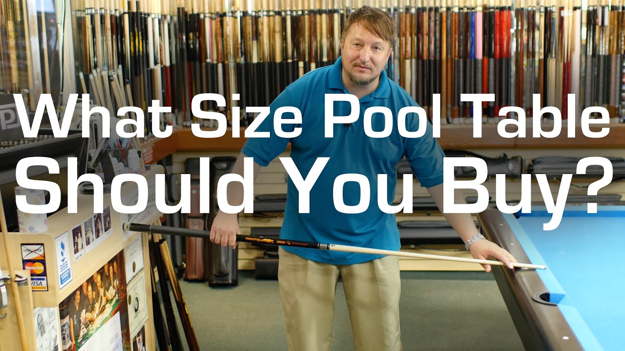 What Size Pool Table Should You Buy?