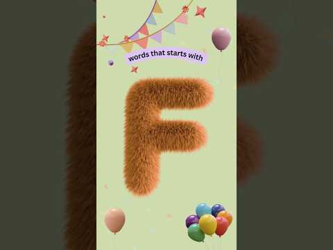 Words that starts with F