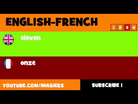 FROM ENGLISH TO FRENCH = eleven