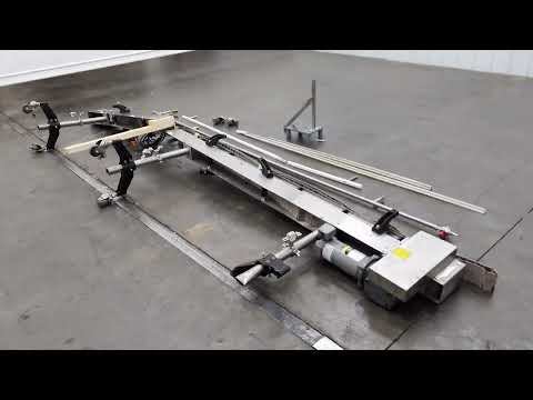 E322314 - 148\" L X 4\" W X 36\" H Variable Speed Plastic Table-Top Conveyor