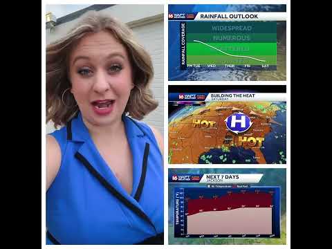 Another rainy afternoon on tap for June 17