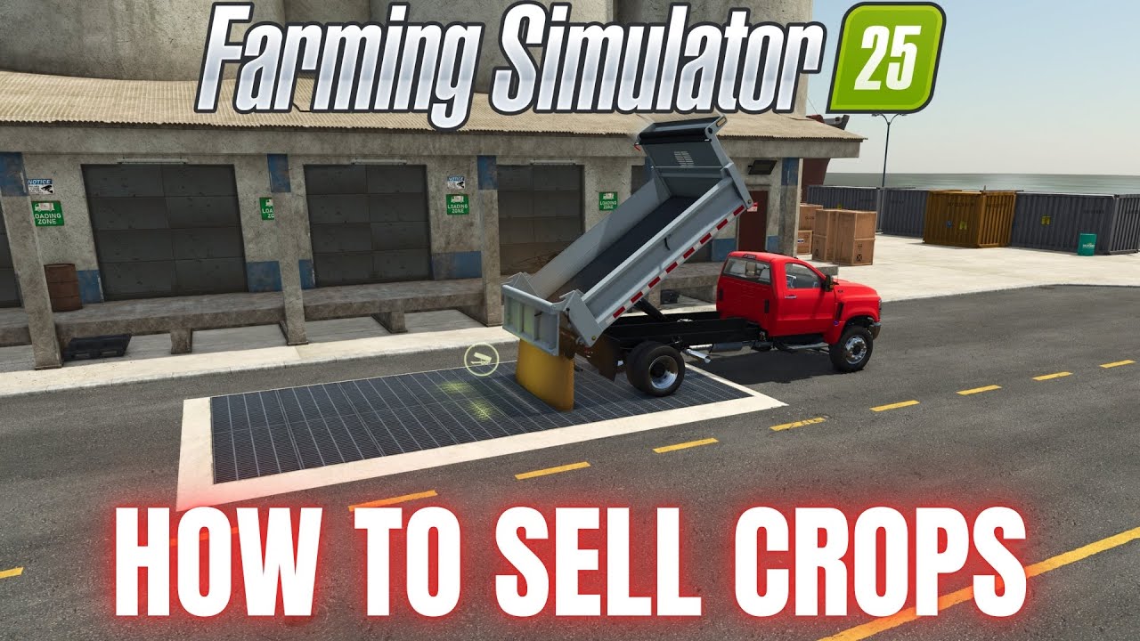 HOW TO SELL CROPS - Farming Simulator 25