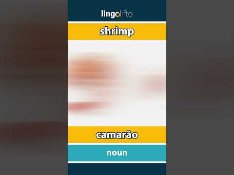 🇬🇧🇵🇹 shrimp - camarão : learn English : vamos aprender inglês : vocabulary builder