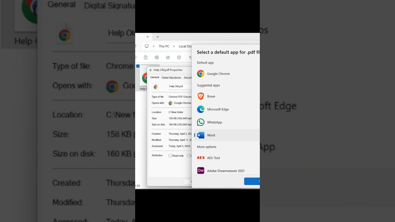 Convert 🔄 PDF to Word docx in your Windows PC