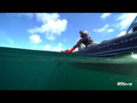 Deploying SEMA ASW Training Target from a RHIB
