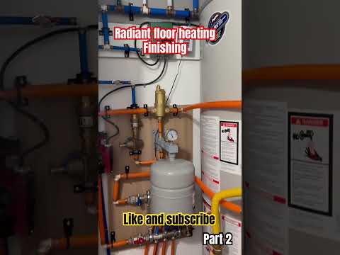 Radiant floor heating system #heating #construction #plumbers #stairs_snow_melting #bathroom #diy