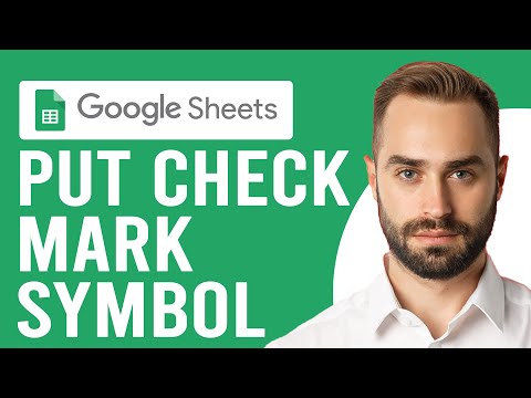 How to Put Check Mark Symbol in Google Sheets (How to Insert Check Mark in Google Sheets)