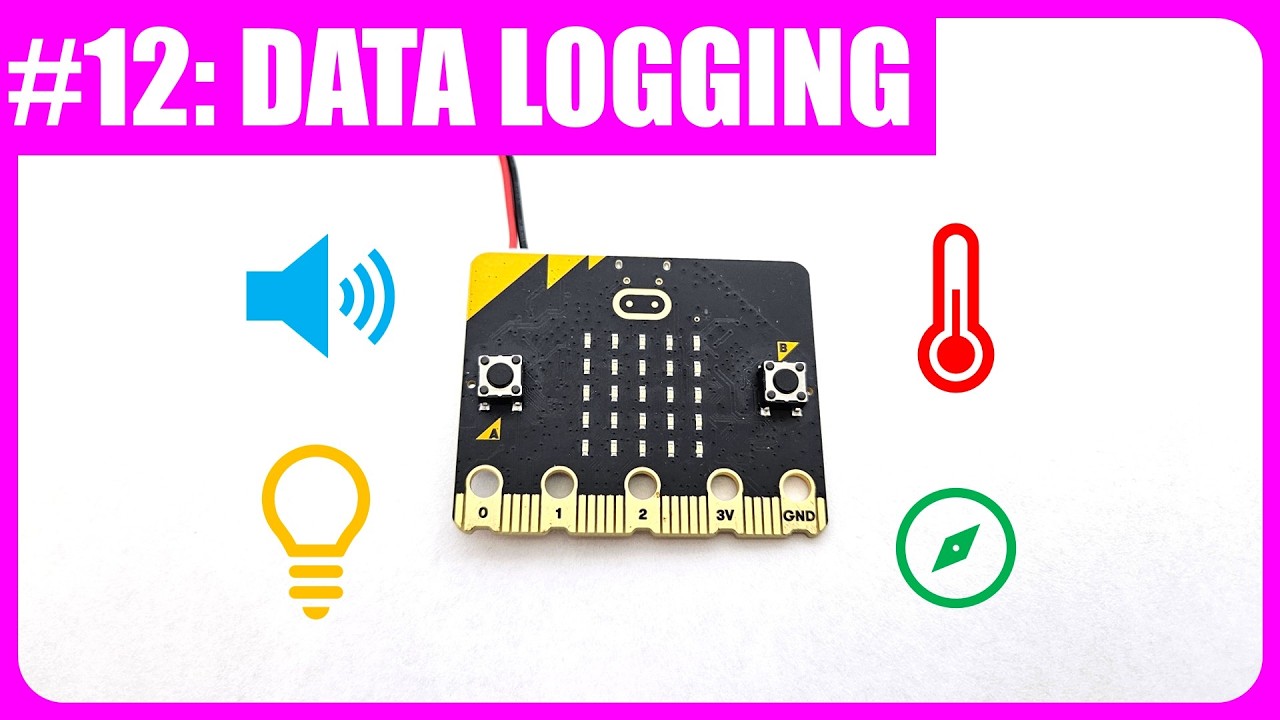 Data logging on micro:bit | Tutorial #12