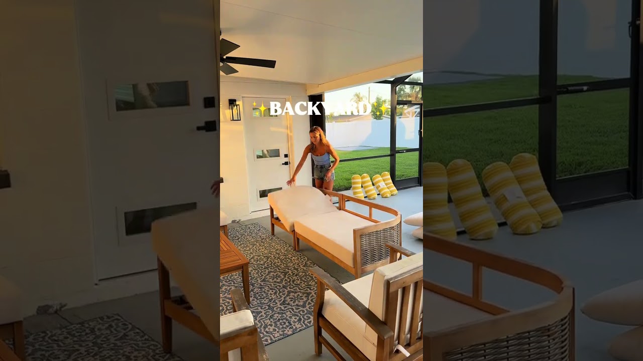 part one of the moving series: THE BACKYARD 😍🏡🌴 just in time for the Wayfair Way Day sale! Up to