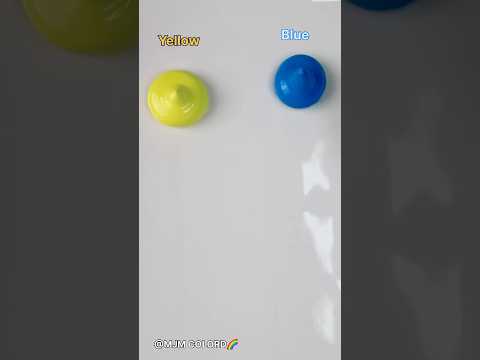 “Mix Yellow and Blue to Create Perfect Green | Easy Color Mixing Tutorial”
