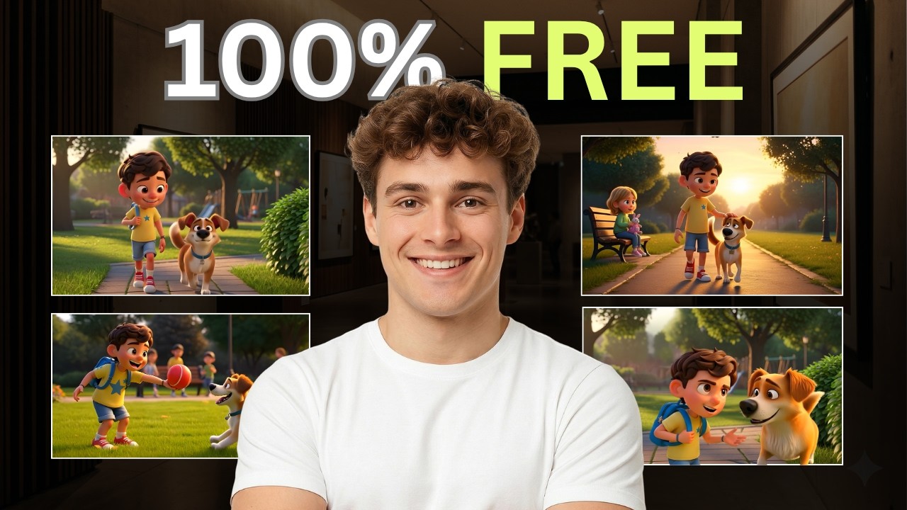 Create a Full 3D AI Cartoon Animation for FREE | Consistent Characters + Lip Sync