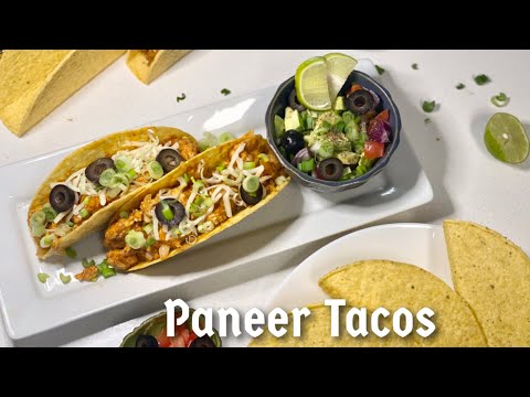 Paneer Tacos with Homemade Taco Seasoning | Fusion Taco Recipe | Indian Style Tacos