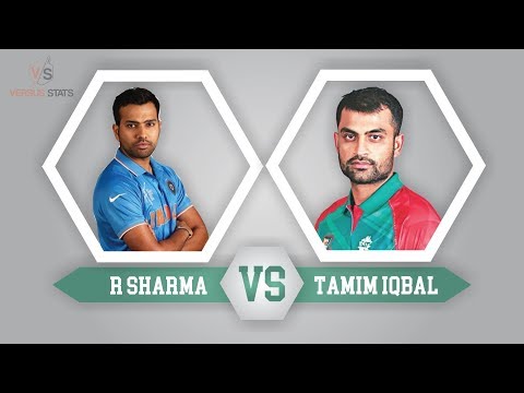 Rohit Sharma Vs Tamim Iqbal - Test ODI T20I records - Who is the Best?