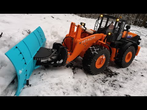🌨️ Snow plow for wheel loader Harmony 370 in 1/14 scale by Lukas Cajkar ...