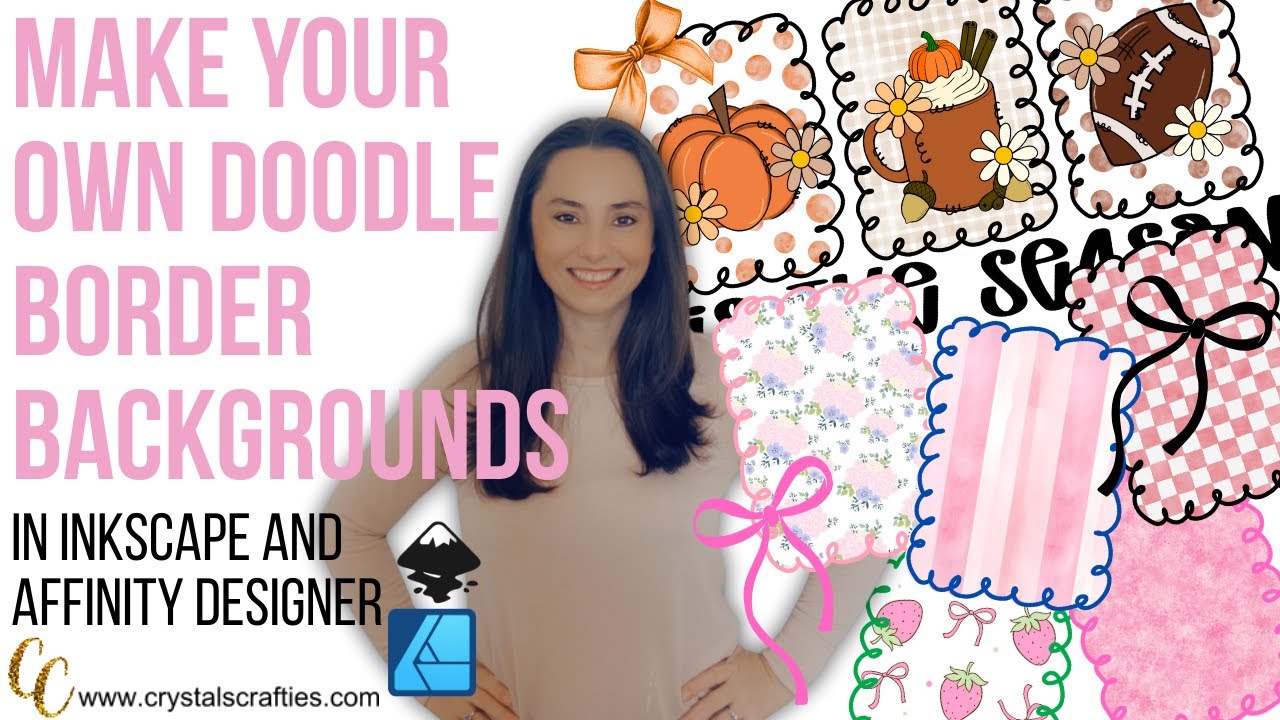 Doodle Border Outlines | Squiggle Outline Borders