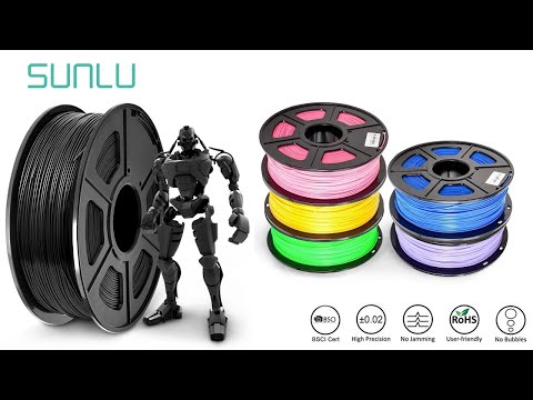 SUNLU 1 75mm PLA PETG ABS TPU 3D Printer Filament, Suits most FDM printers like Creality Artillery