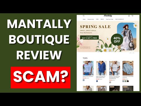 Mantally Boutique Review - Is mantally.com Legit Or Scam?