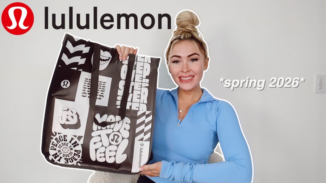 LULULEMON SPRING TRY-ON HAUL 🦋 new outfits, fits & favorites | spring 2026