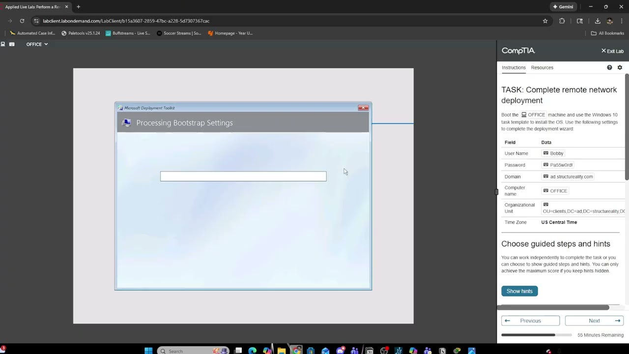 16.2.6Applied Live Lab: Perform a Remote Network Installation