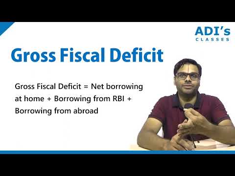 Fiscal Deficit, Gross Fiscal Deficit and Components - Aditya Krishna | UPSC, IAS- ADI's Classes