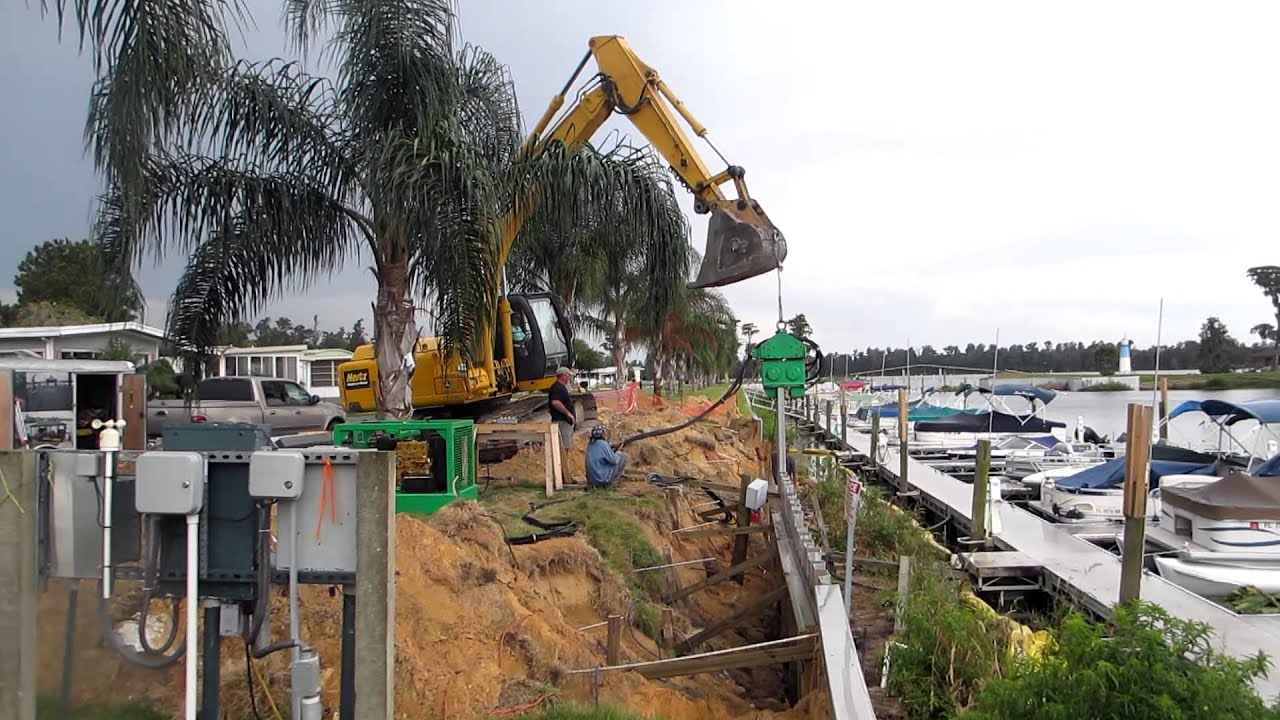 Seawall installation Orlando