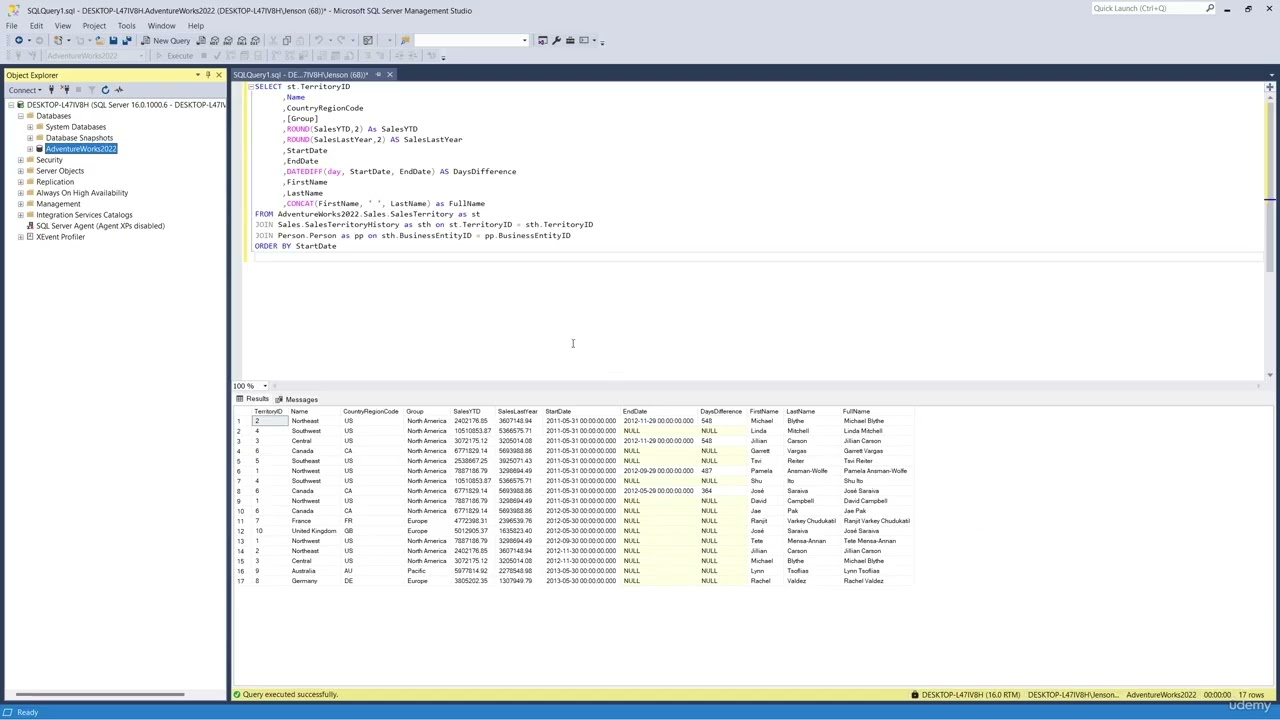 83  Exporting Data from SQL