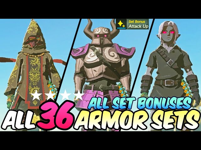 How to get the Zonaite armor set in The Legend of Zelda Tears of the ...