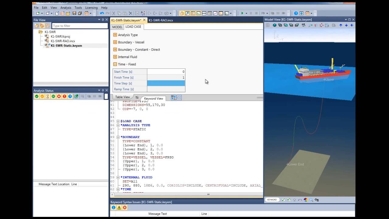 Flexcom 8 - Simple Worked Example Tutorial