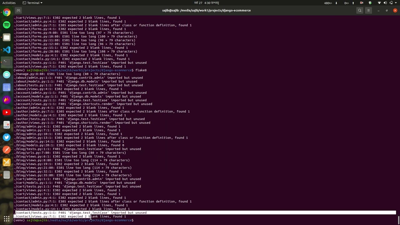 Python Style Guide Check with flake8  | PEP8