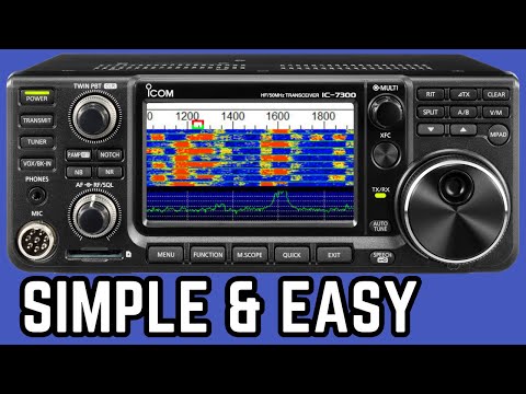 SETUP Your Icom IC-7300 for FT8 - EASY Beginners Guide