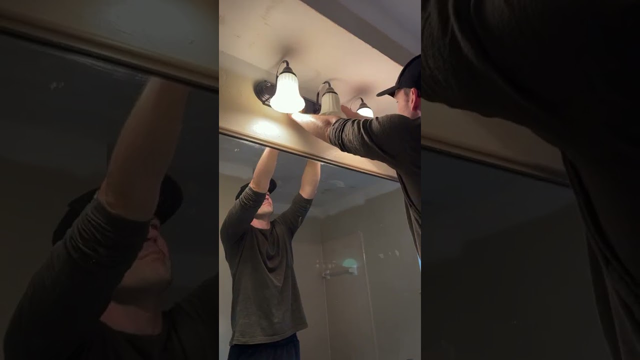 Full $200 DIY bathroom remodel! #DIY #remodel #bathroom #beforeandafter