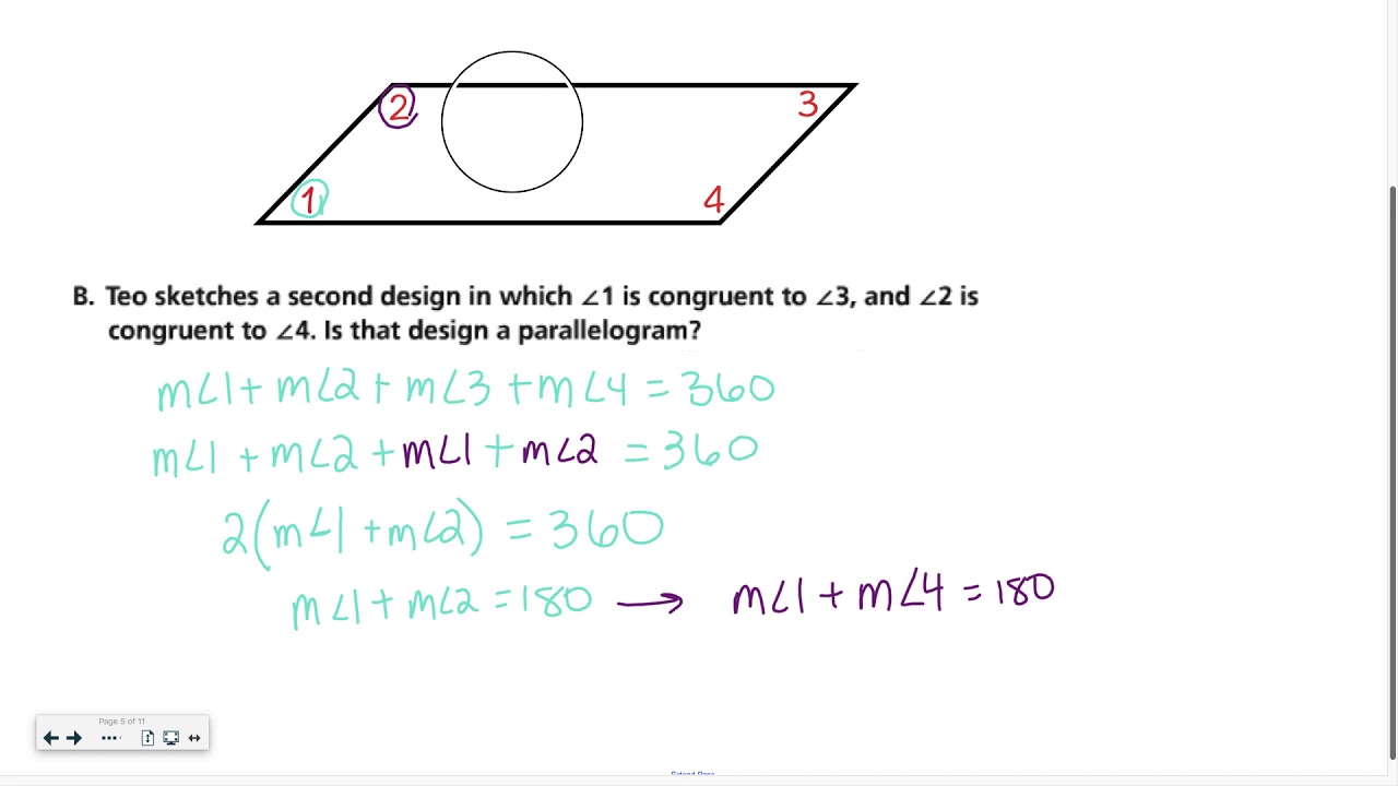 Geometry 6-4: Proving a Quadrilateral is a Parallelogram