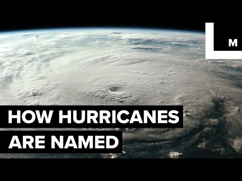 How hurricanes are named