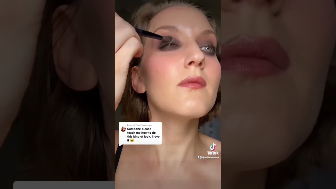 1920s Smokey Eye Makeup #eyeshadow #eyeshadowtutorial #smokeyeye #smokeyeyeshadow #blackeyeshadow
