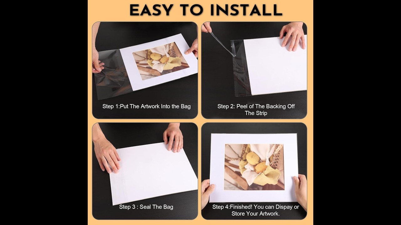 Phiocxem 100 Pack Crystal Clear Sleeves Review | Best 12x12 Art Print & Photo Storage Bags?