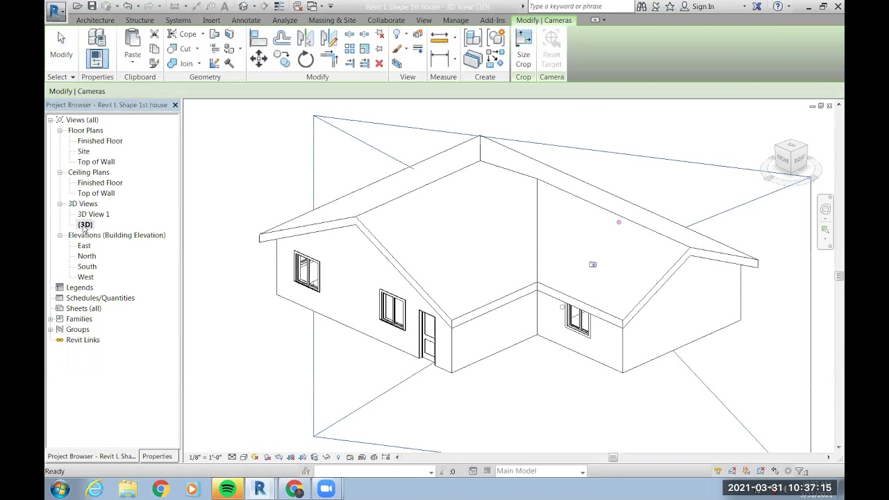 Revit L shape Day 2