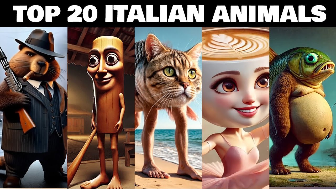 Top 20 Italian Brainrot Animals
