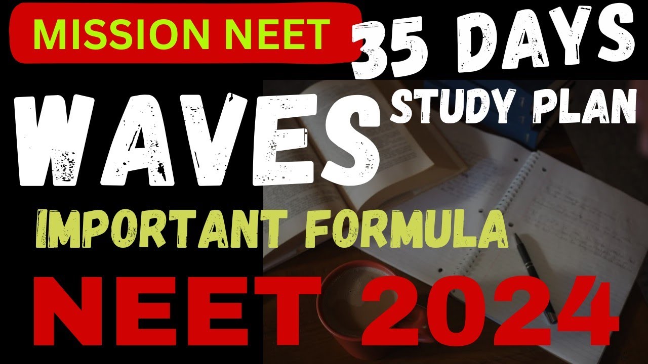 WAVES | QUICK REVISION|FORMULA SHEET|  PHYSICS | NEET 2024| CRACK NEET