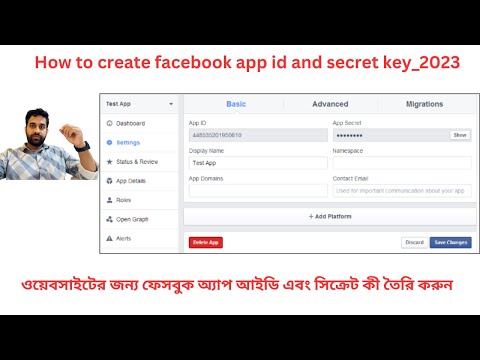 How to create facebook app id and secret for website 2023đĒHow to create facebook developer account