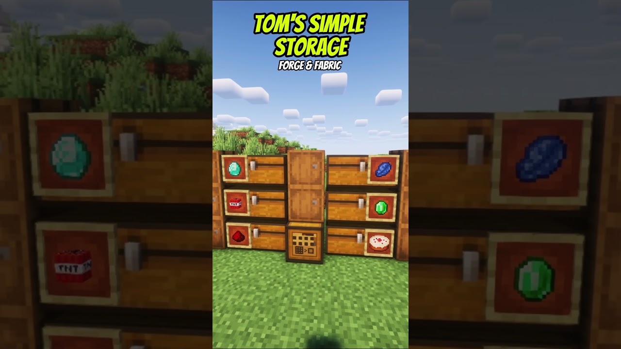 Tom's Simple Storage Mod - Must Try Minecraft Mods - Part 23 #minecraftmods
