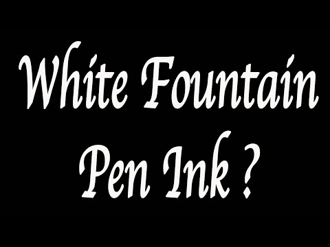 De Atramentis Document White Fountain Pen Ink #fountainpenink #fountainpens